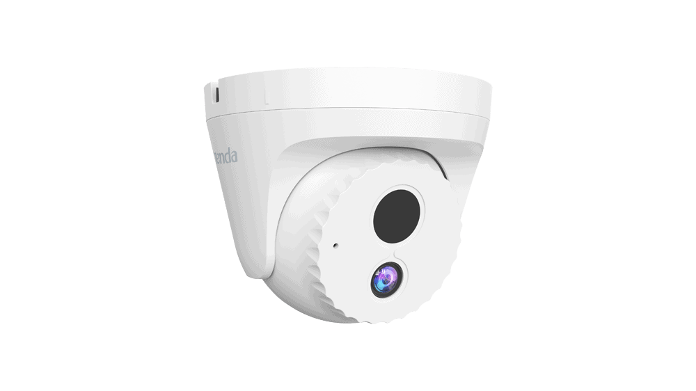 Tenda IC7-PRS-4 -4MP Dome PoE IP Camera with Built-in Microphone, 4mm ...