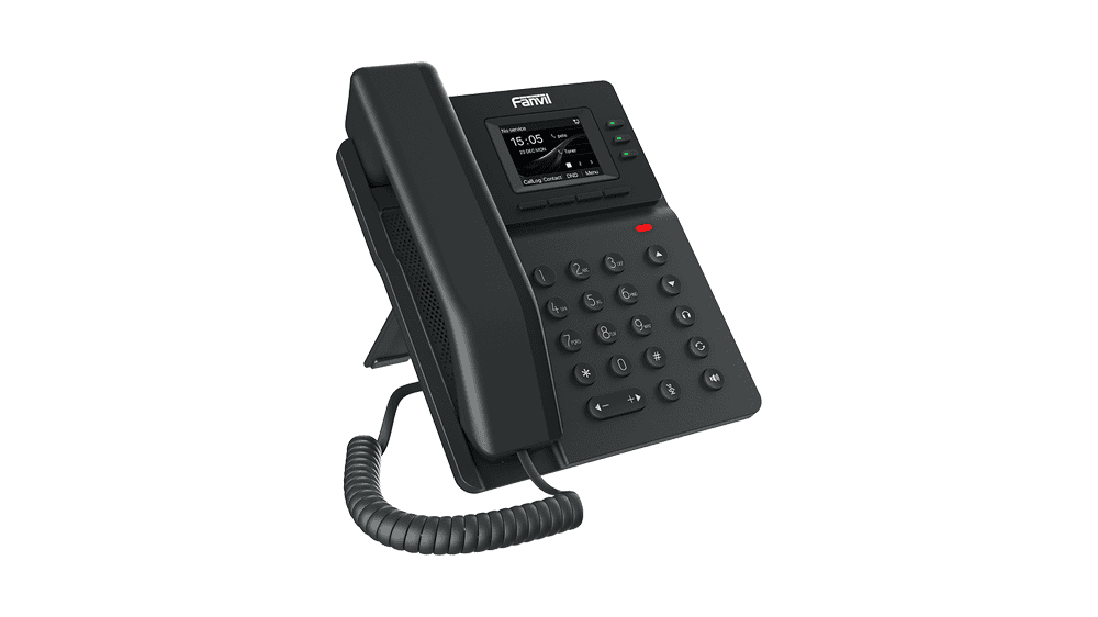 Fanvil V60P - 4 ხაზიანი PoE IP ტელეფონი, 320x240 ფერადი ეკრანით (PSU ...